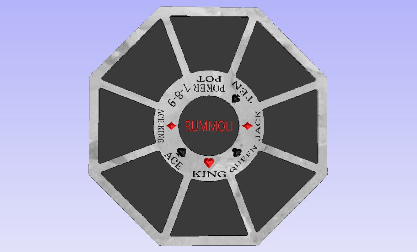 CNC Ready Rummoli Cut File Digital File - Etsy