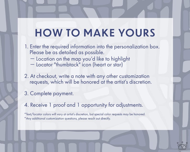 Camp Pontiac Hand Drawn Map Print | Upstate New York, Customized Map ...