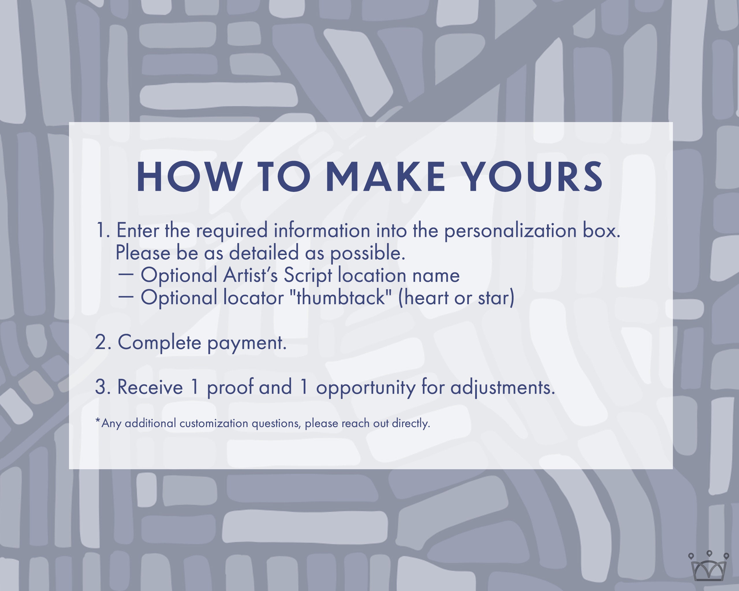 Camp Pontiac Hand Drawn Map Print Upstate New York, Customized Map Gift ...