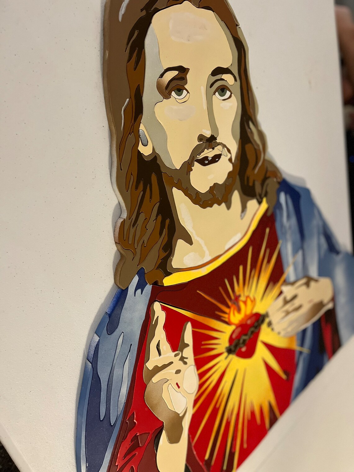 Traditional Sacred Heart of Jesus Christ Wall Art Jesus Christ Picture ...