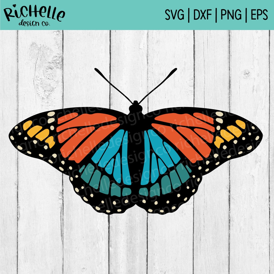 Butterfly Svg Butterfly Clipart Layered Butterfly Svg Boho - Etsy