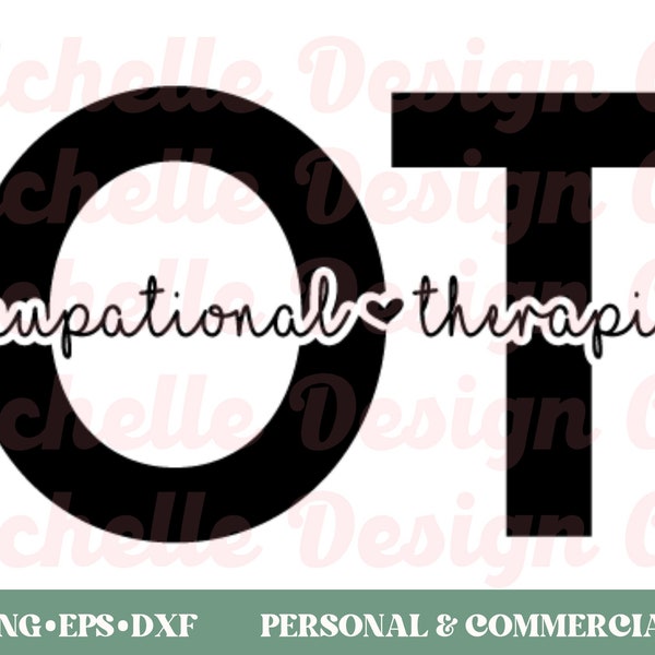Occupational Therapy Svg - Etsy