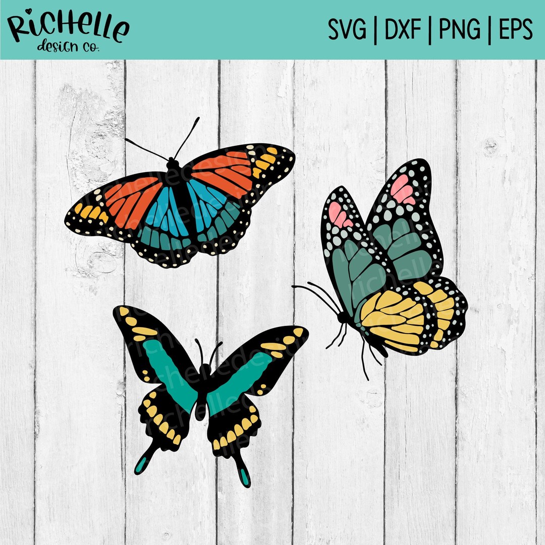 Butterfly Svg Bundle, Butterflies Png, Butterflies Sublimation Designs ...