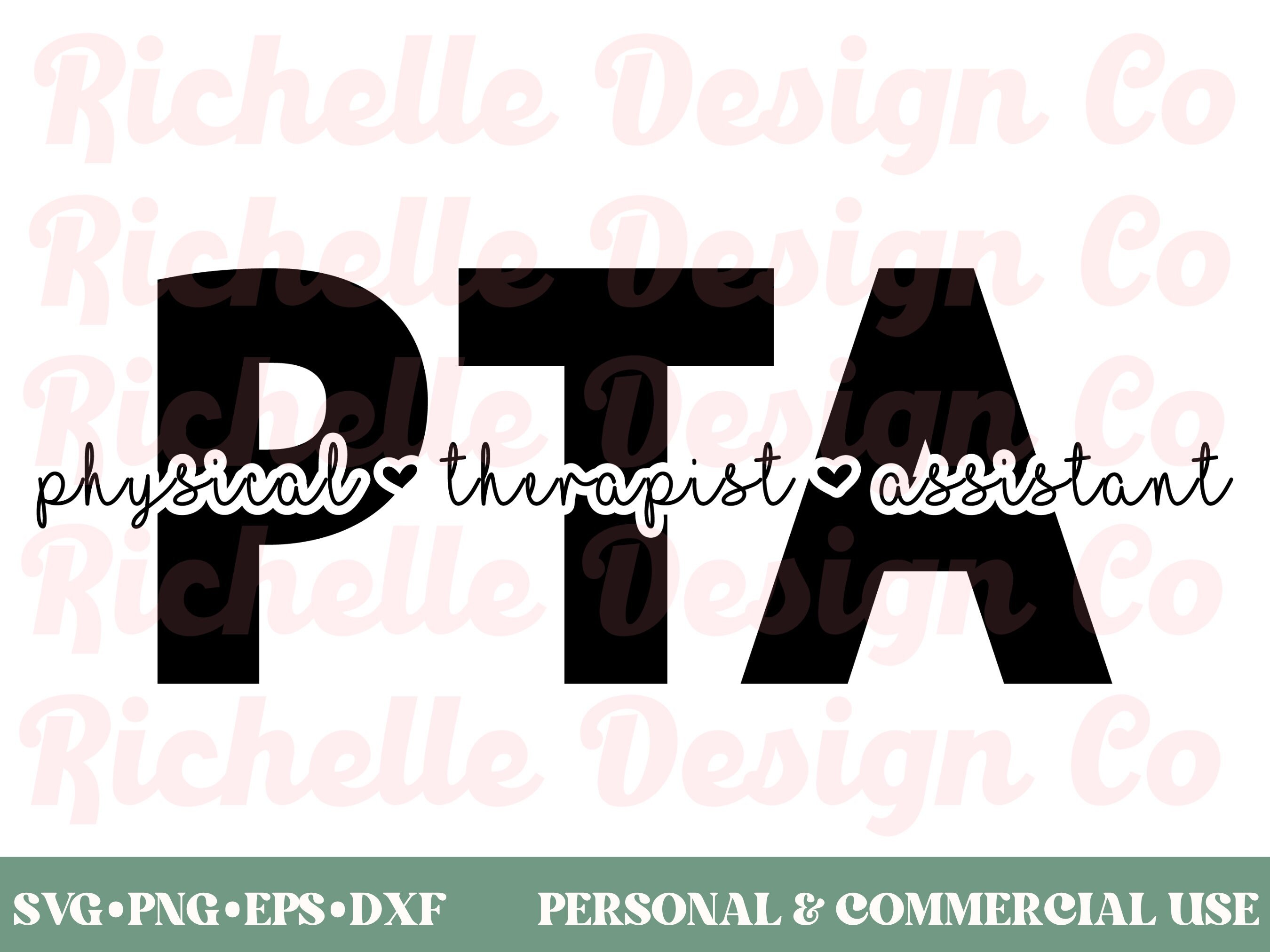 Physical Therapist Assistant Svg, Pta Svg, Physical Therapy Svg ...