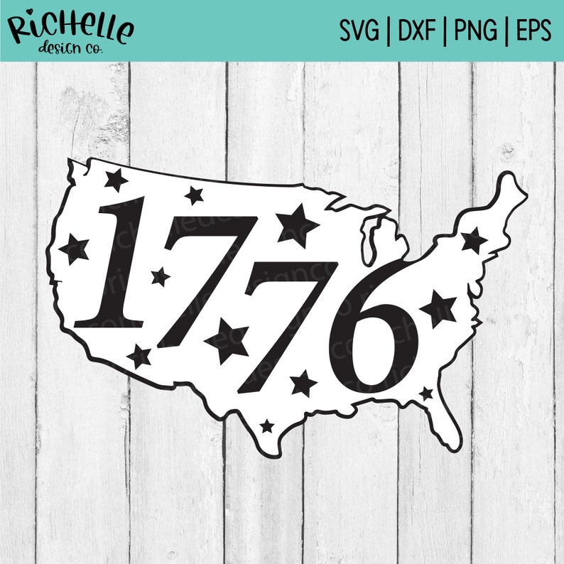 1776 Svg, 4th of July Svg, Fourth of July Svg, Patriotic Svg, America ...
