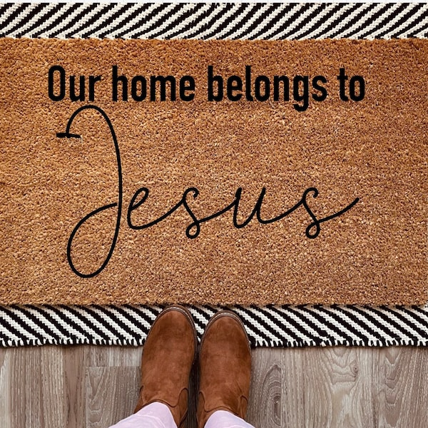 Christian Doormat - Etsy