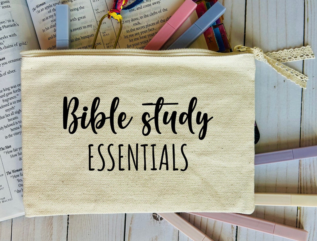 Bible Study Essentials Pen Pouch // Bible Journaling Pencil Pouch // Pencil Pouch // Pen Holder ...