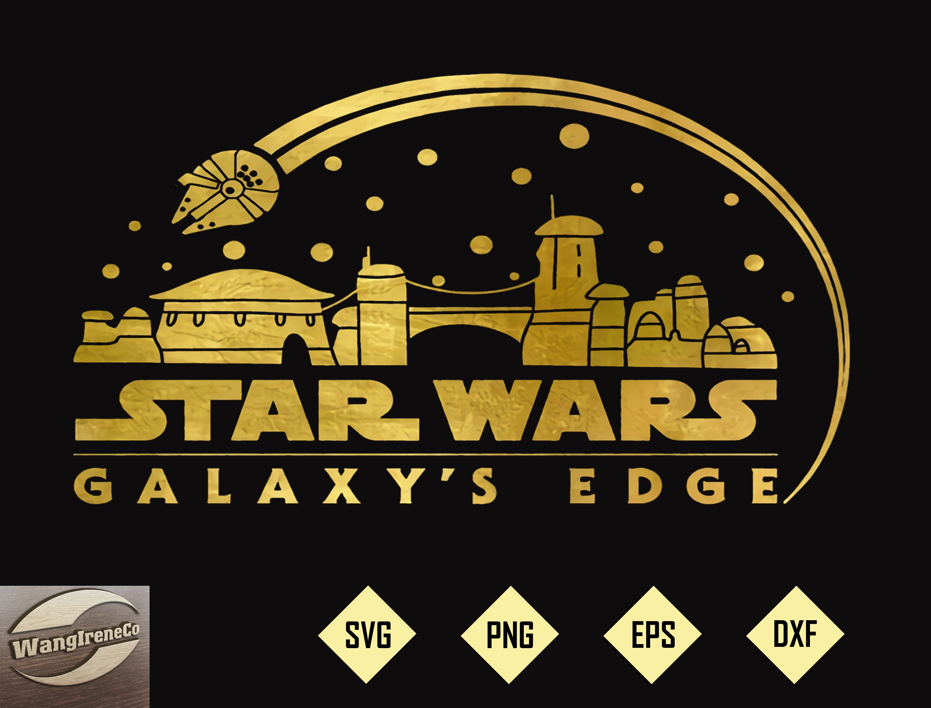 Star Wars Galaxy's Edge Svg Star Wars Svg Digital Files | Etsy