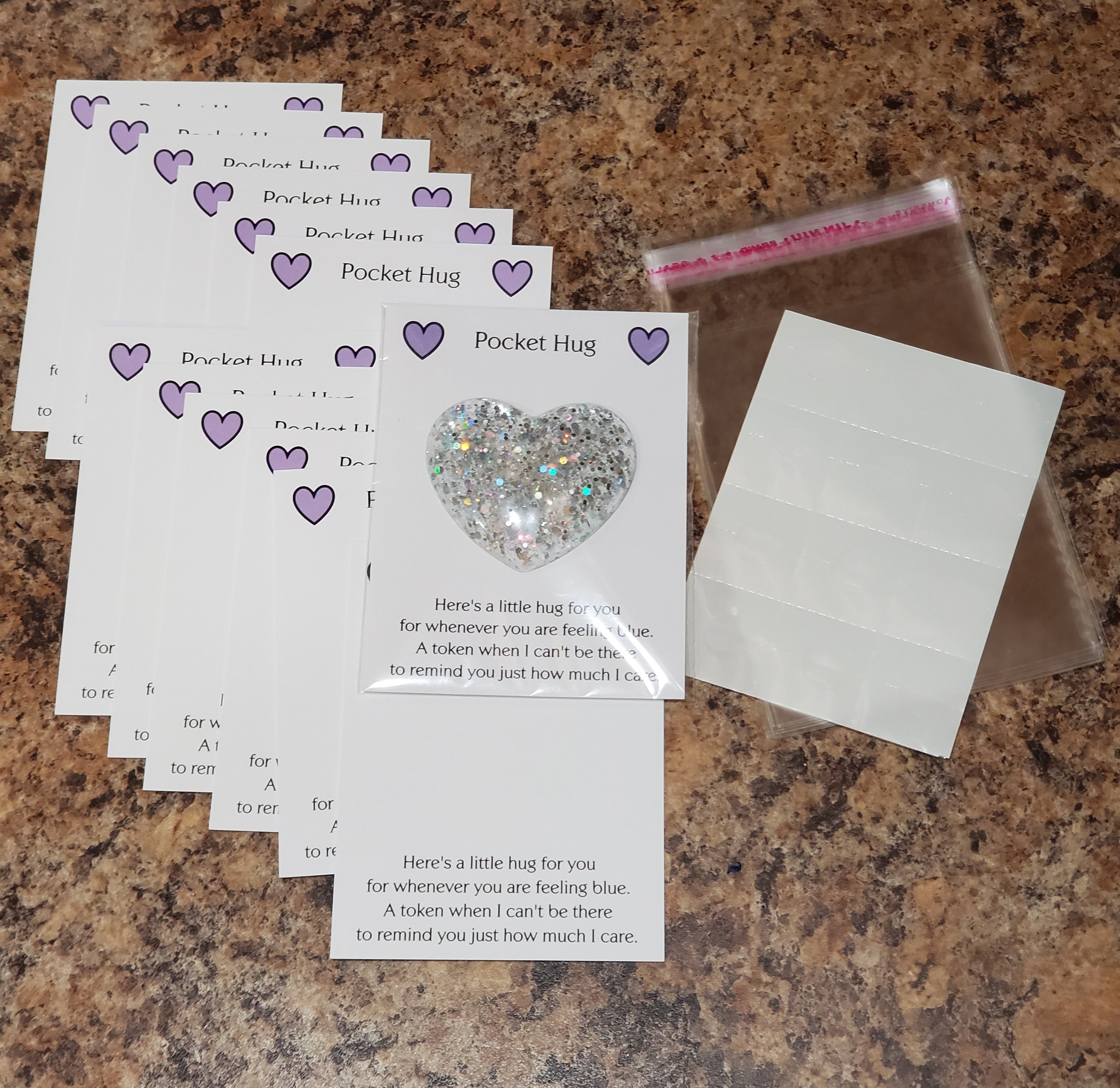 Complete Packaging Kit / Cards for 12 Pocket Hugs - Etsy