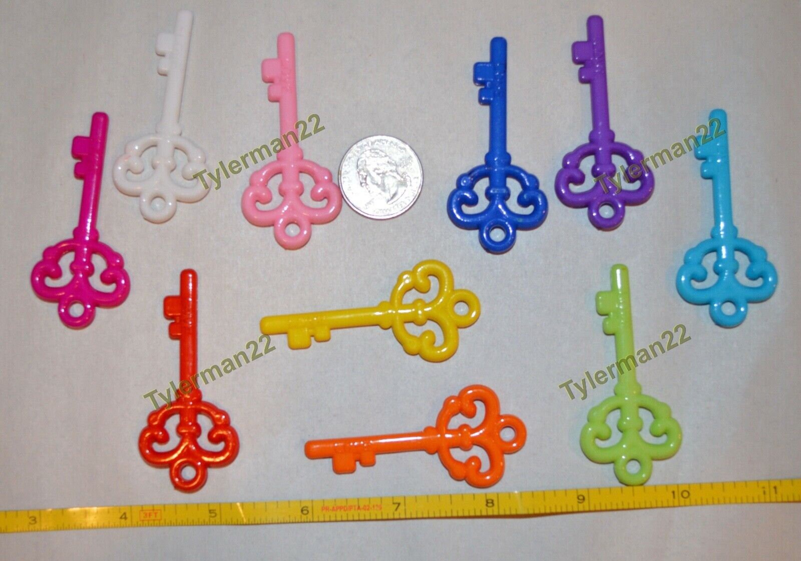 Fun Colorful Acrylic Keys Bird Parrot Toy Part Crafts Scrapbooking 2 3/ ...