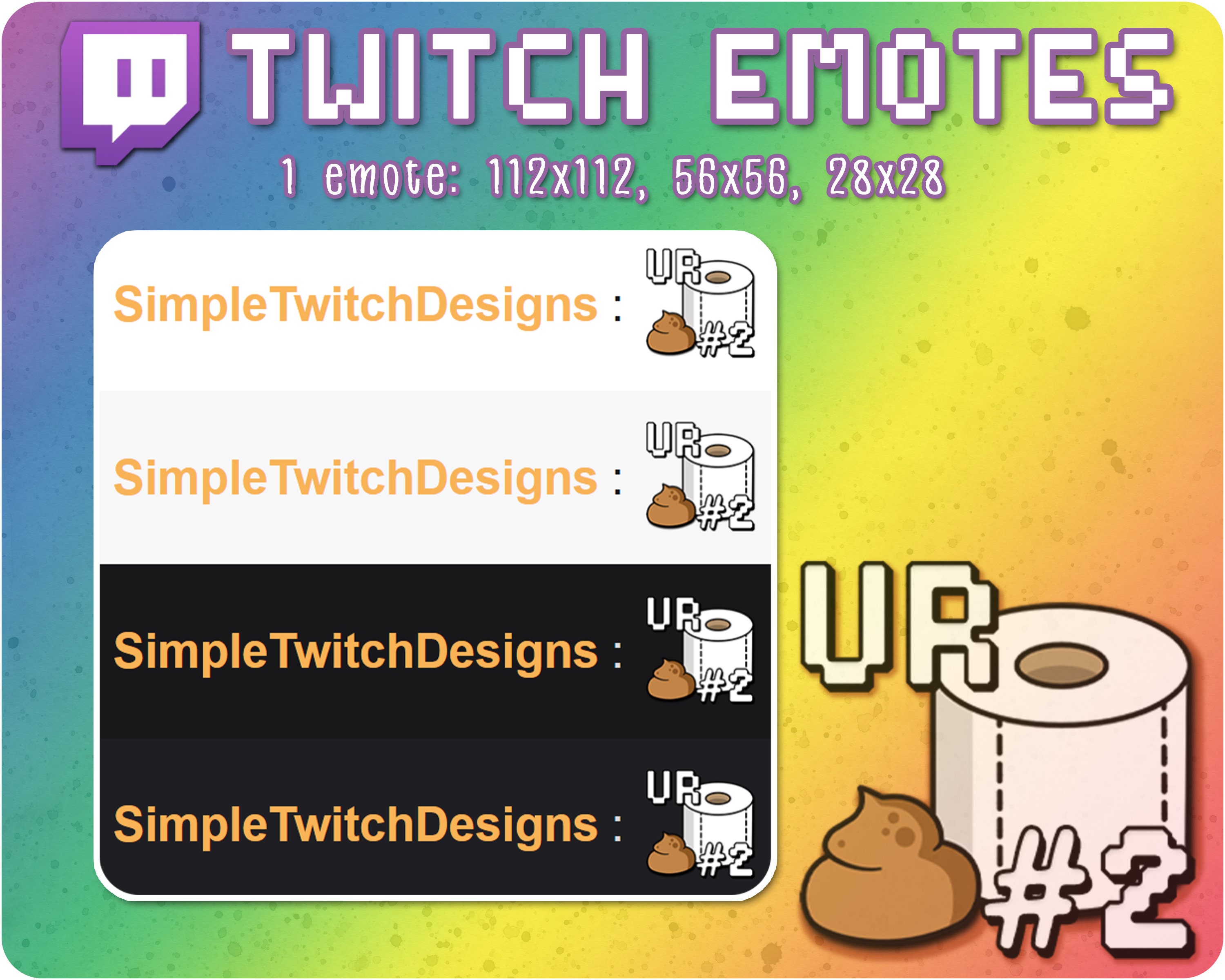 Poop Twitch Emotes | Poop Channel Points | Text Twitch Emotes | Funny ...