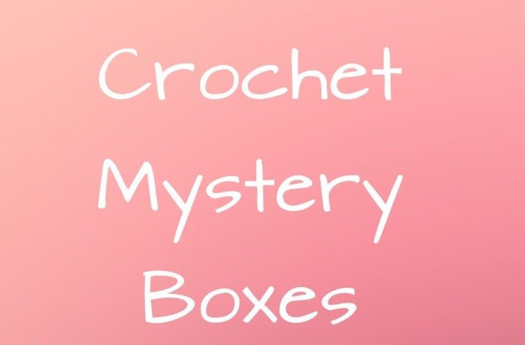 Crochet Plushie Mystery Box - Etsy
