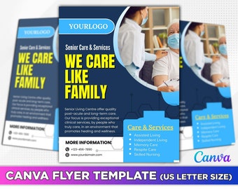 Home Care Flyer, Elderly Care Business Templates, Home Health Nurse ...