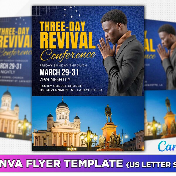 Church Revival Template - Etsy