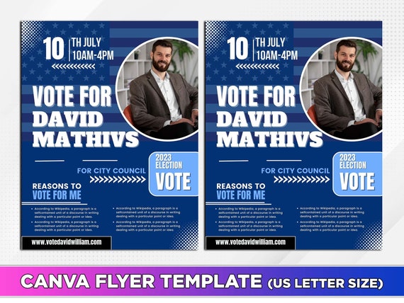Election Campaign Poster Template