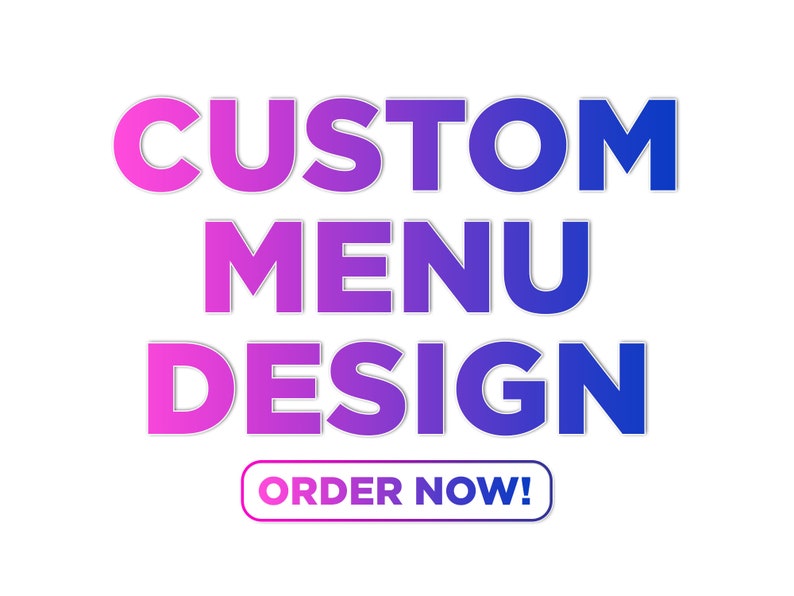 Custom Menu Design for Your Business, Restaurant, Cafe or Food Truck ...