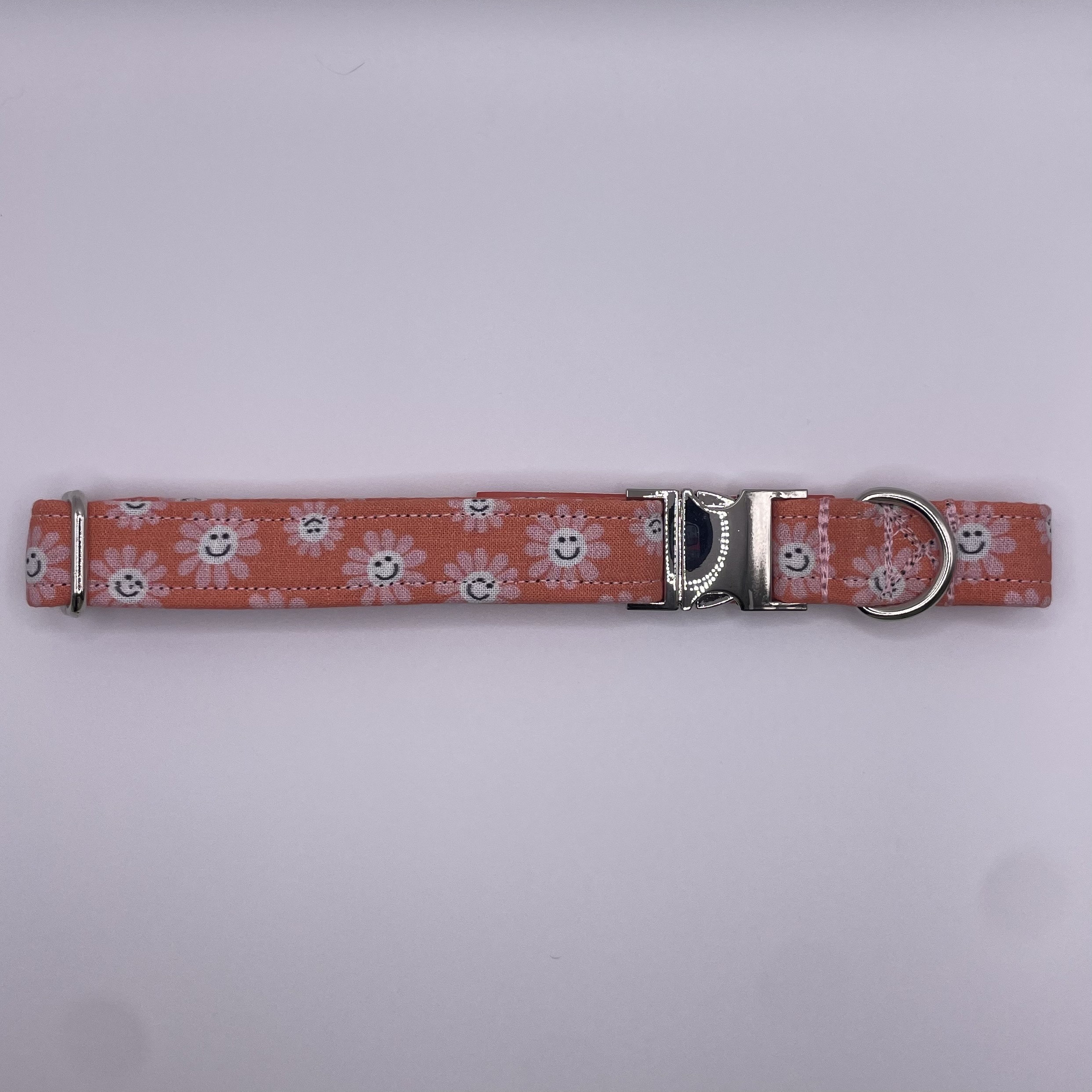 Groovy Flower Smiley Face Dog and Cat Collar Accessory Smile - Etsy