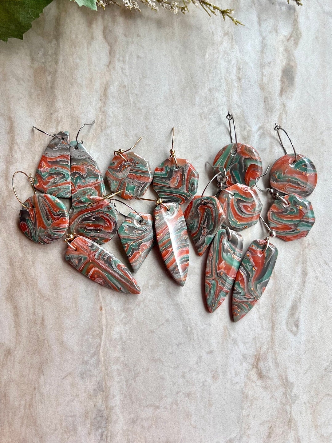 The Sedona Collection, Polymer Clay, 316 Stainless Steel, 18k Gold ...