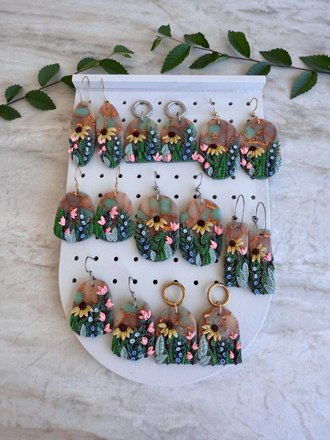The Rory Collection, Polymer Clay, 316 Stainless Steel, 18k Gold Plated ...