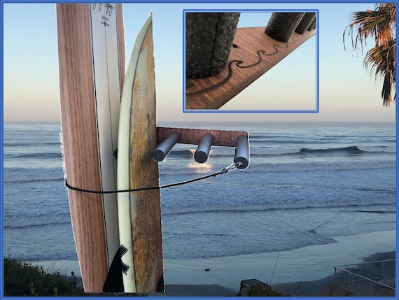 4 Surfboard Vertical Standing Surf Rack - Etsy