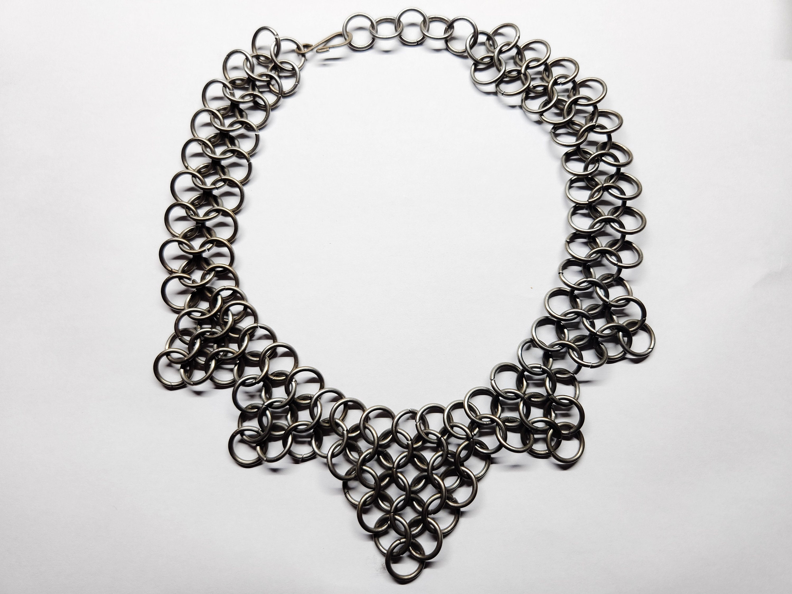 Medieval Style 16 Chainmail Necklace/choker - Etsy