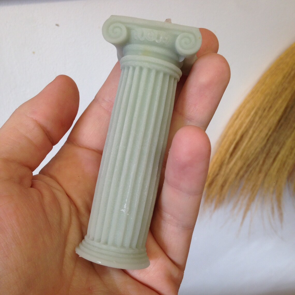 3x Handmade Scented Ancient Greek Ionic Column Candles | Etsy UK