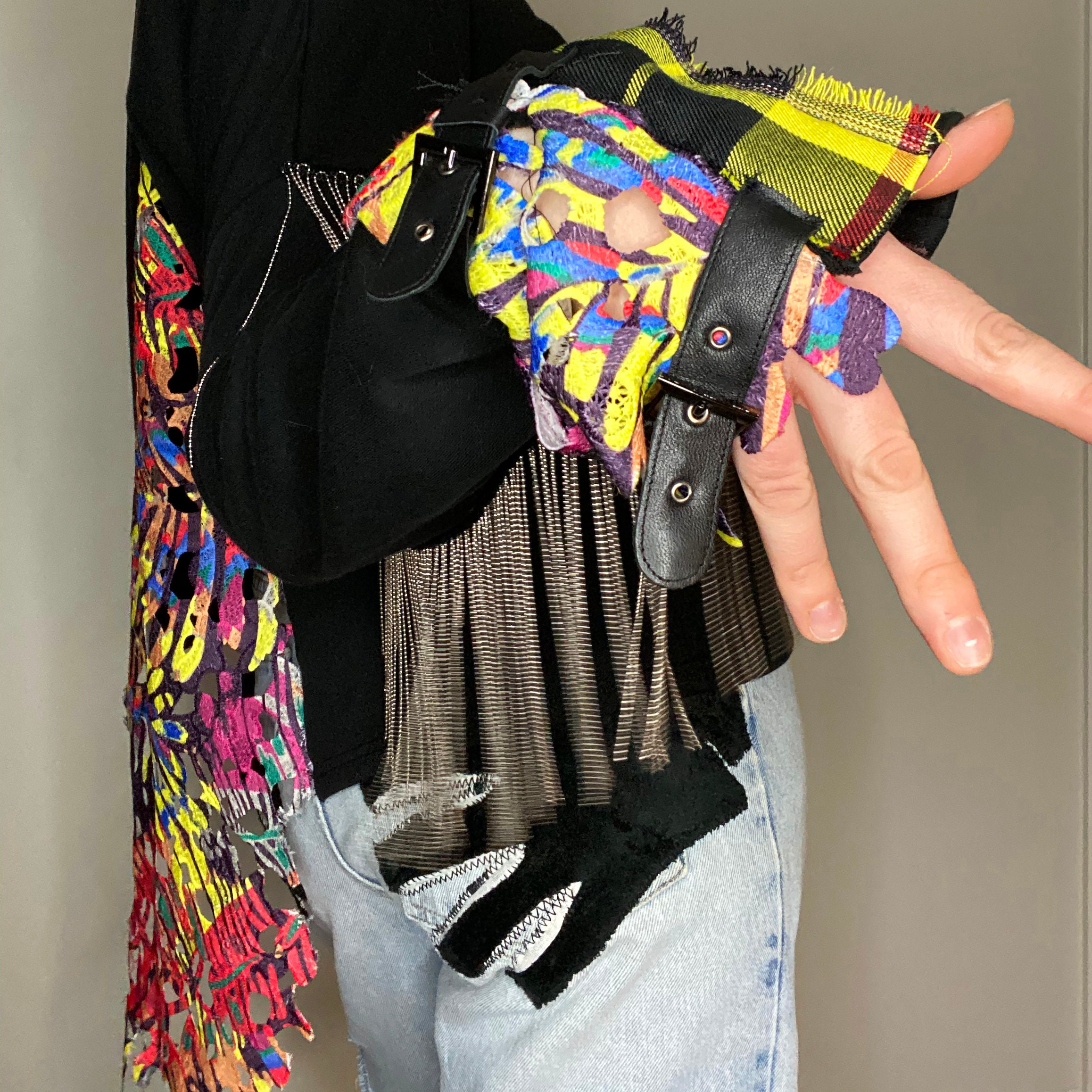 Reworked One Arm Top, One Sleeve Shirt, One Arm Sweater, One Shoulder ...