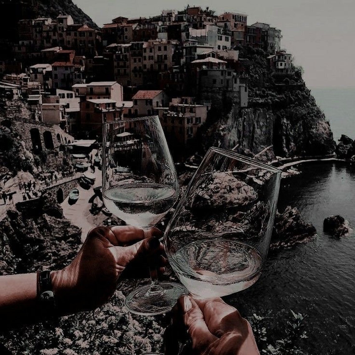 Travel dark aesthetic wall collage | Etsy