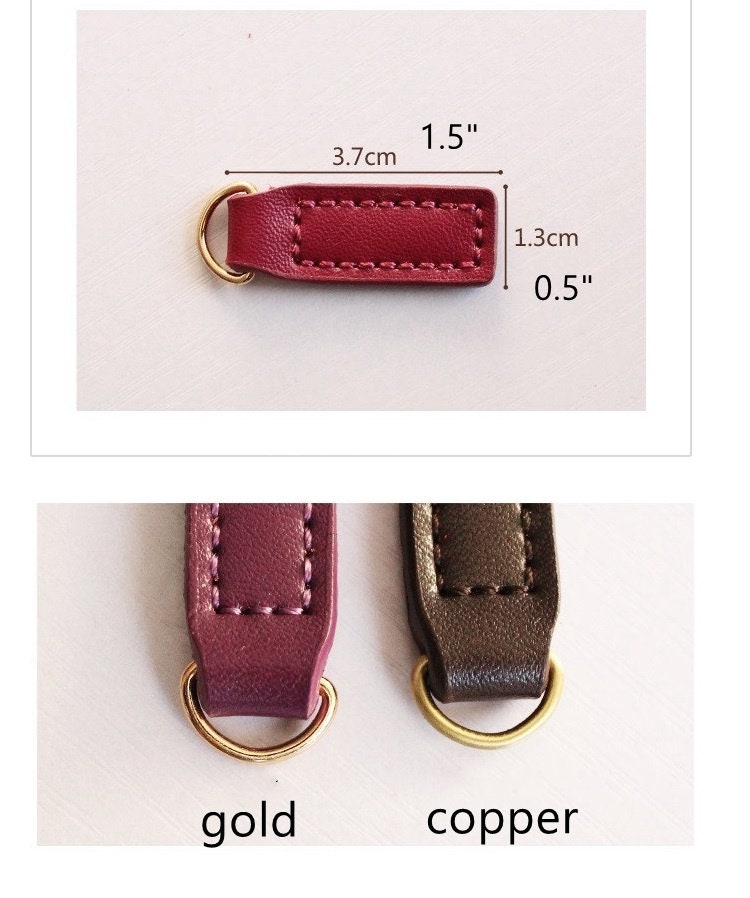 Genuine Leather Zip Puller, Zip Puller for Handbags/ Jacket/diy ...