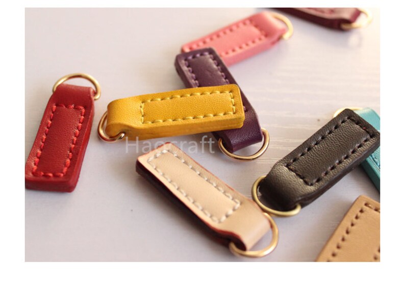 Genuine Leather Zip Puller, Zip Puller for Handbags/ Jacket/diy ...