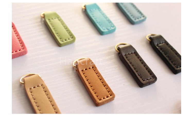 Genuine Leather Zip Puller, Zip Puller for Handbags/ Jacket/diy ...