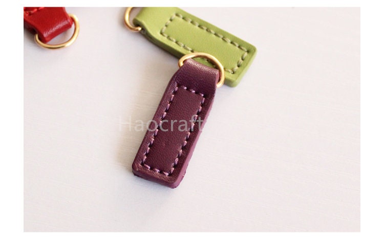 Genuine Leather Zip Puller, Zip Puller for Handbags/ Jacket/diy ...