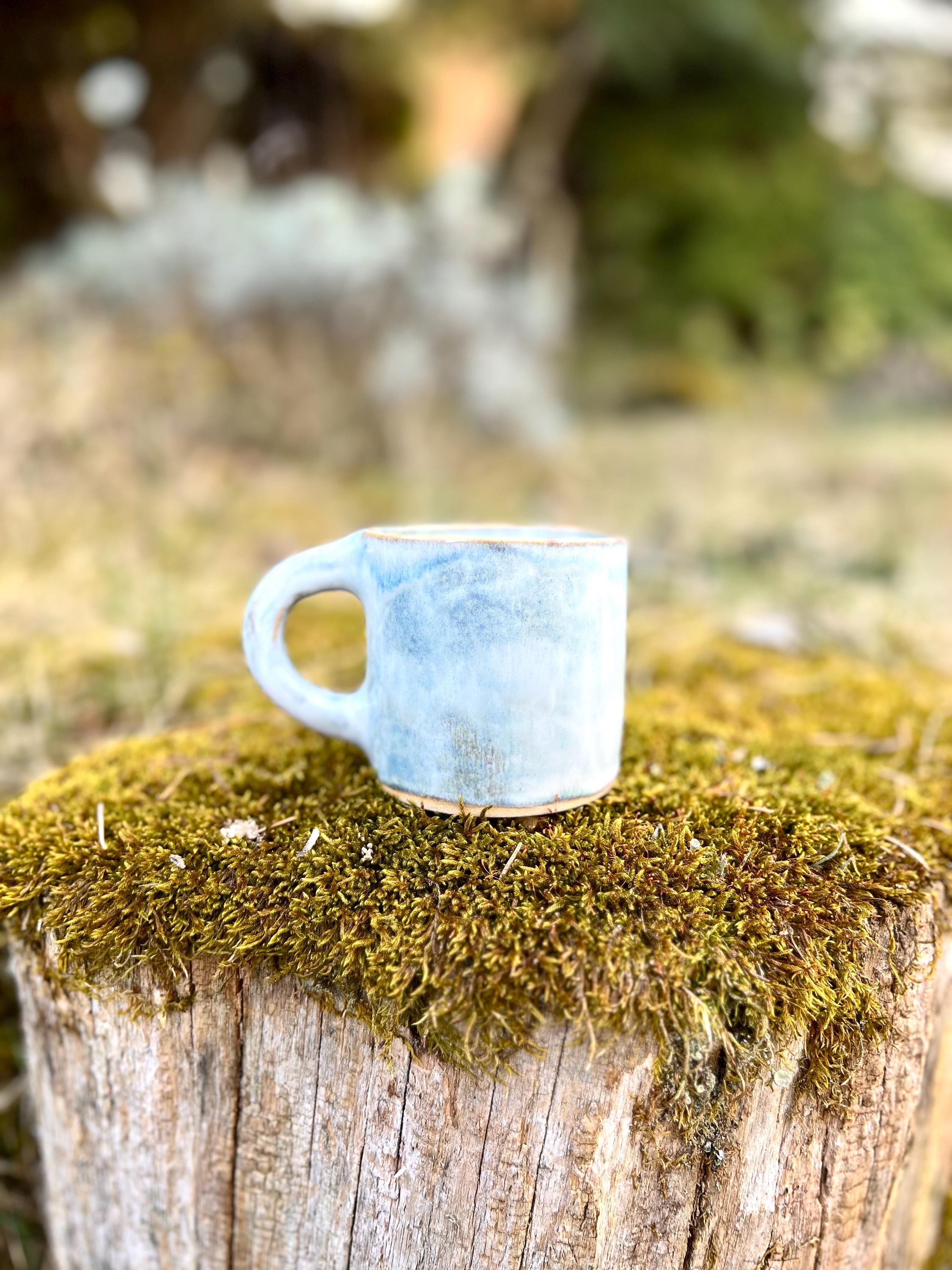Ceramic Cow Mug, White and Black Cow, Farm Animals Cup, Handmade ...