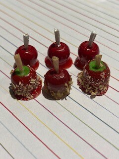 Miniature Candy Apples (six) - Etsy