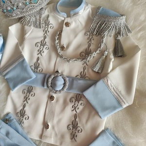 Duty Free,baby Prince Outfit – Royal Costume Set for Boys – White and ...