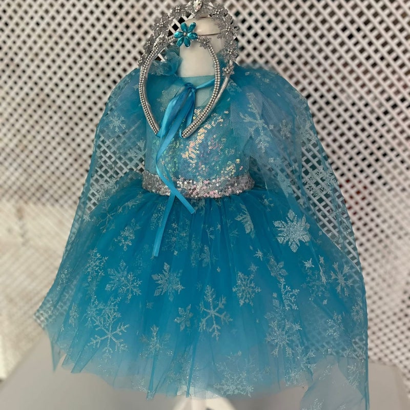 Elsa Tutu Dress Etsy
