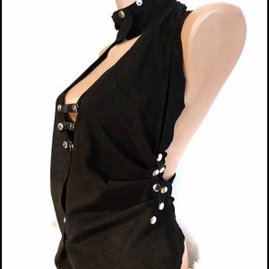 Leather Top,burning Man,guderian Top,festival Costume, Barbarian ...