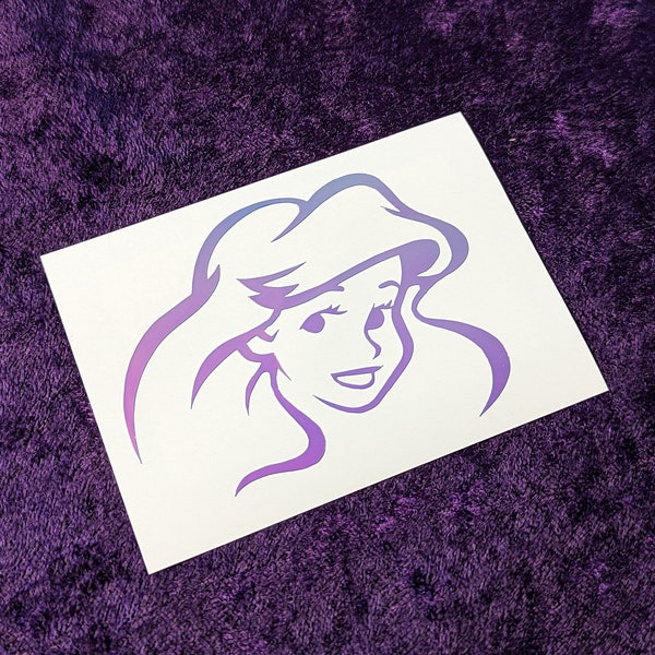 Little Mermaid Decal - Etsy