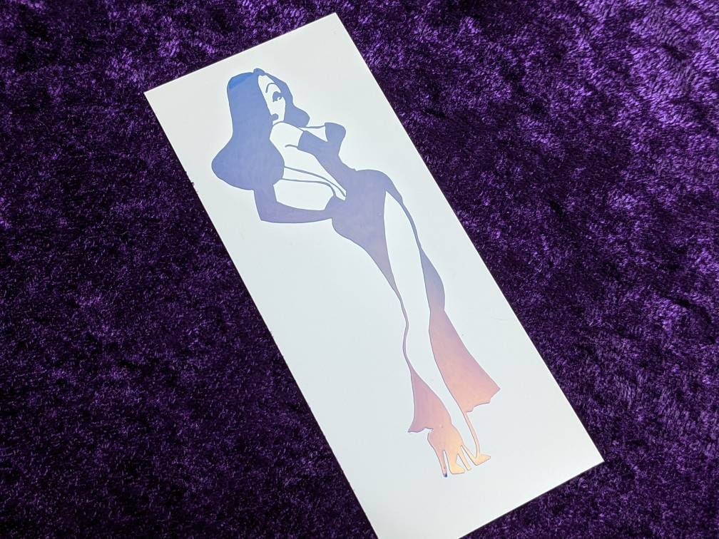 Jessica Rabbit Full Length Vinyl Decal in Magical Holographic - Etsy