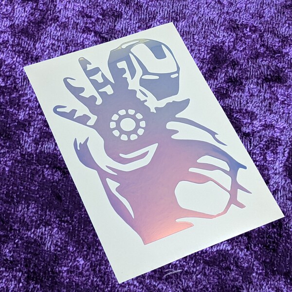 Iron Man Decal - Etsy