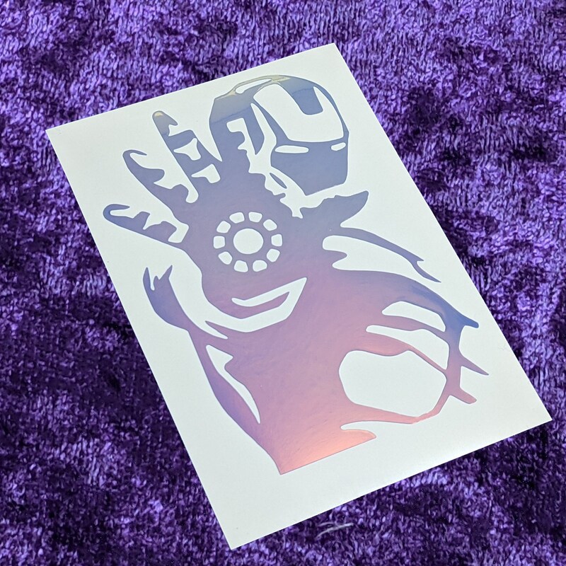 Iron Man Decal - Etsy