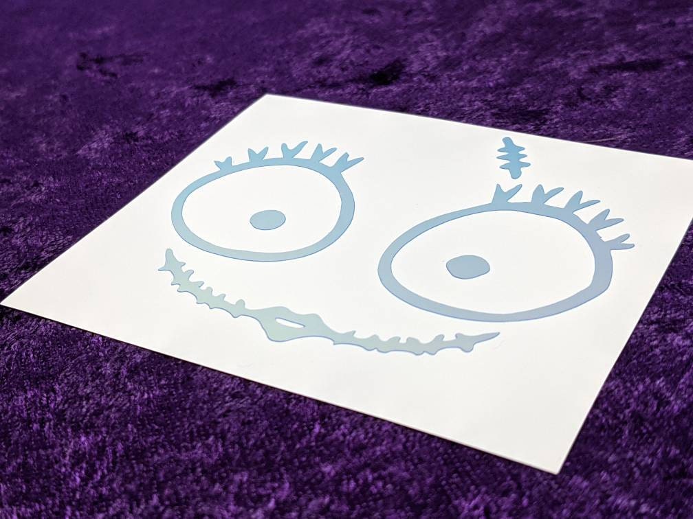 Sally Face Nightmare Before Christmas Permanent Vinyl Decal in - Etsy