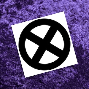 X-men Symbol Permanent Vinyl Decal in Magical Holographic or Various ...