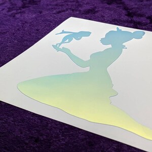 Tiana Princess and the Frog Permanent Vinyl Decal in Magical ...