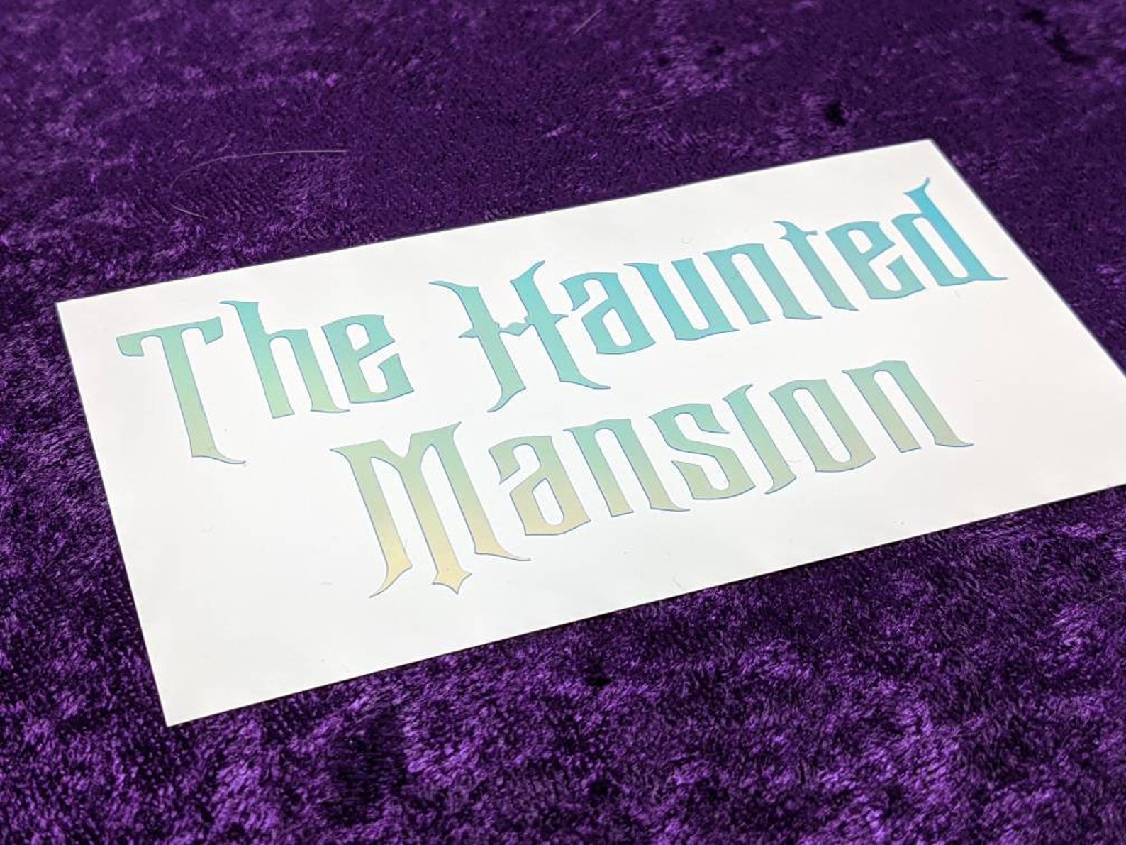 Haunted Mansion Logo Permanent Vinyl Decal in Magical | Etsy
