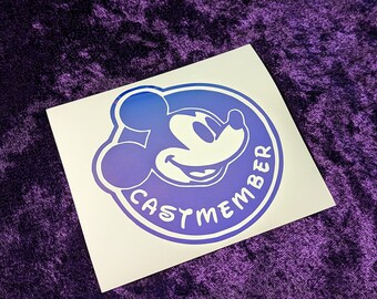 Disney Cast Member Decal - Etsy