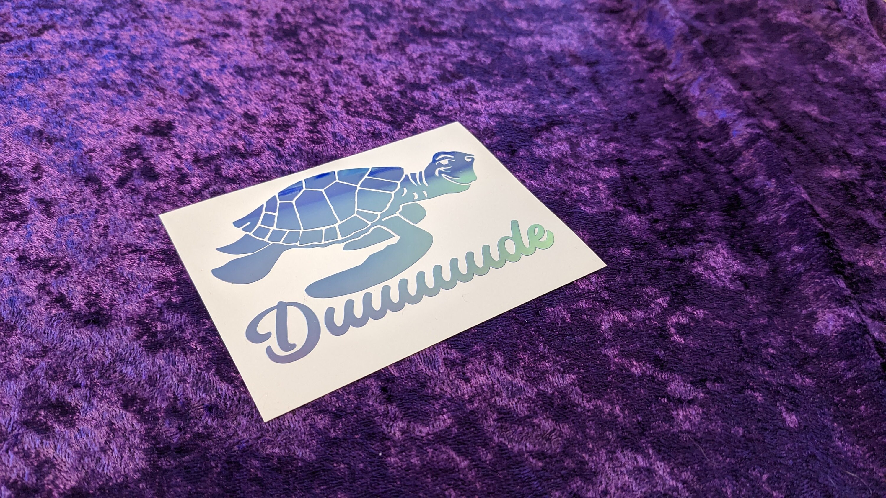 Crush Dude Finding Nemo Permanent Vinyl Decal in Magical - Etsy