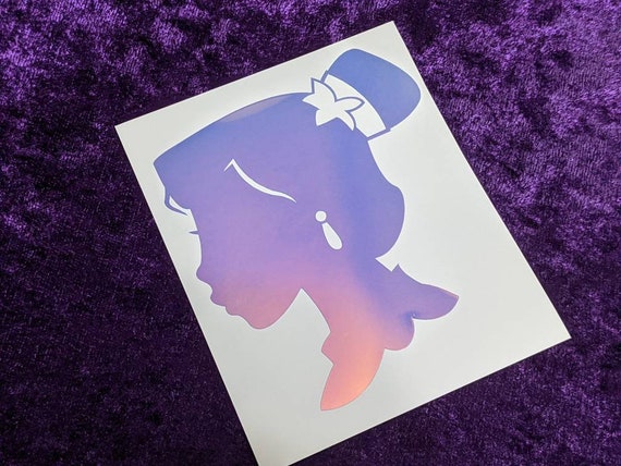 Mulan Side Silhouette Permanent Vinyl Decal in Magical | Etsy