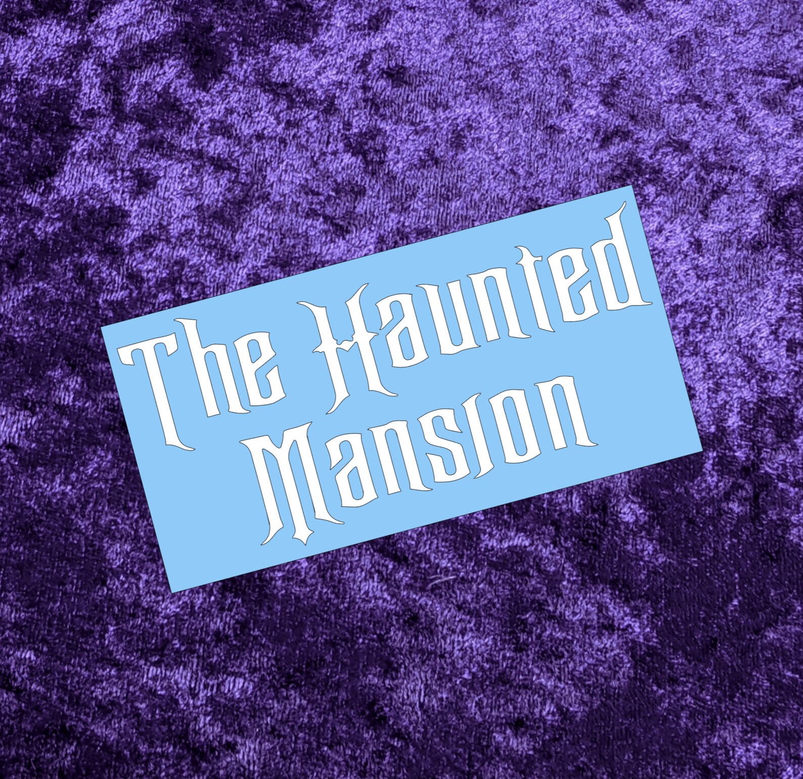 Haunted Mansion Logo Permanent Vinyl Decal in Magical - Etsy