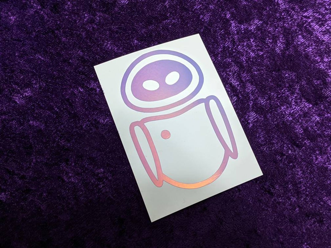 Eve From Wall-e Permanent Vinyl Decal in Magical Holographic or Various ...